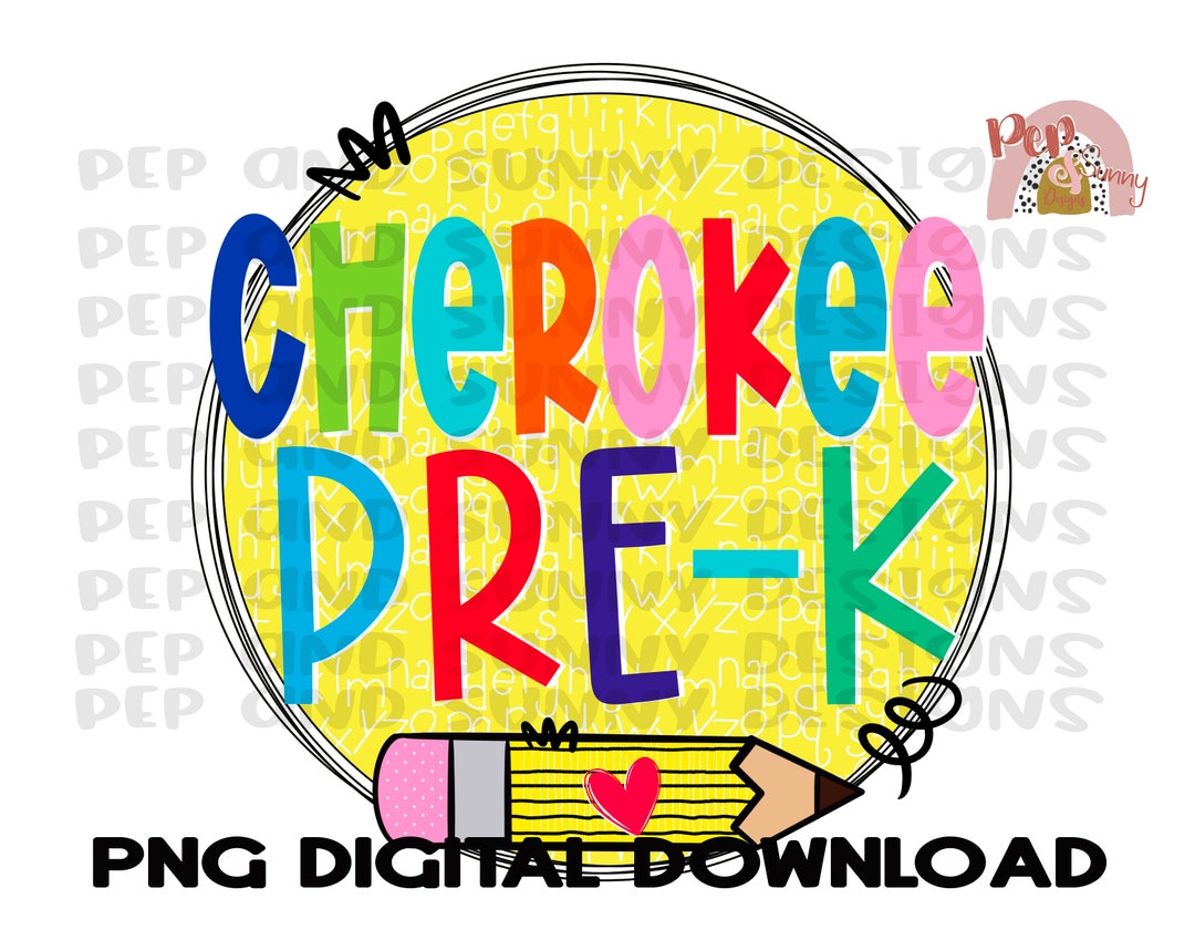 Pre-k Design | Custom School Design | Spirit Tee | PNG Digital Download ...