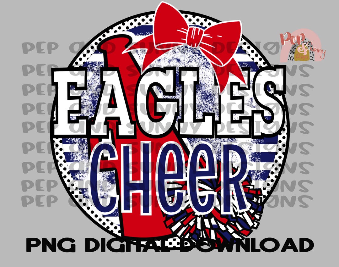 Eagles Cheer Navy Blue Red | Cheer Team Design | Dance Team Design ...