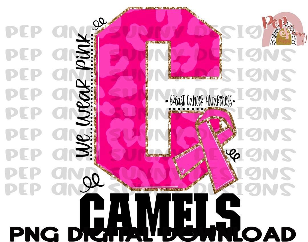 Camels Breast Cancer Awareness Design Camels Leopard - Etsy