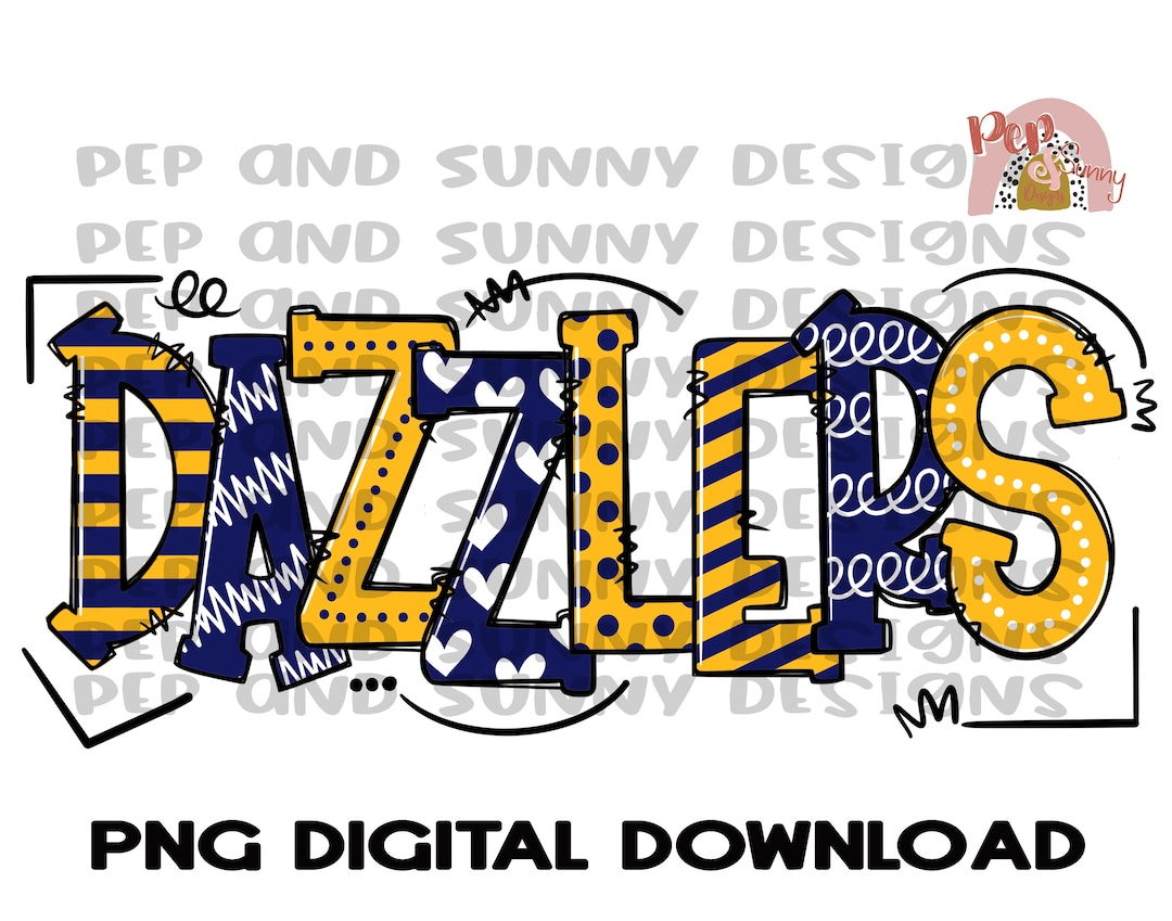 Dazzlers | Dance | Doodle Design | PNG Digital Download | Sublimation ...