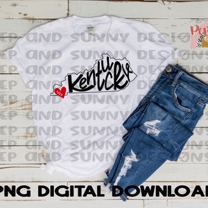 Kentucky | State Design | PNG Digital Download | Sublimation Design - Etsy