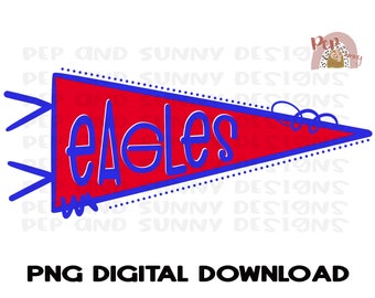 Philadelphia Eagles NFL Felt Mini Pennants 4 X 9 - Etsy