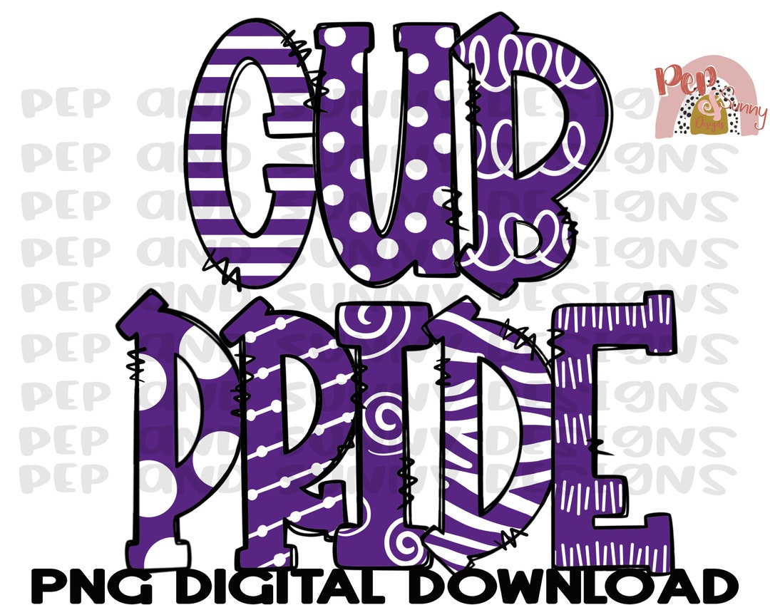 Cubs | Cub Pride | Doodle Design | Spirit Tee | PNG Digital Download ...