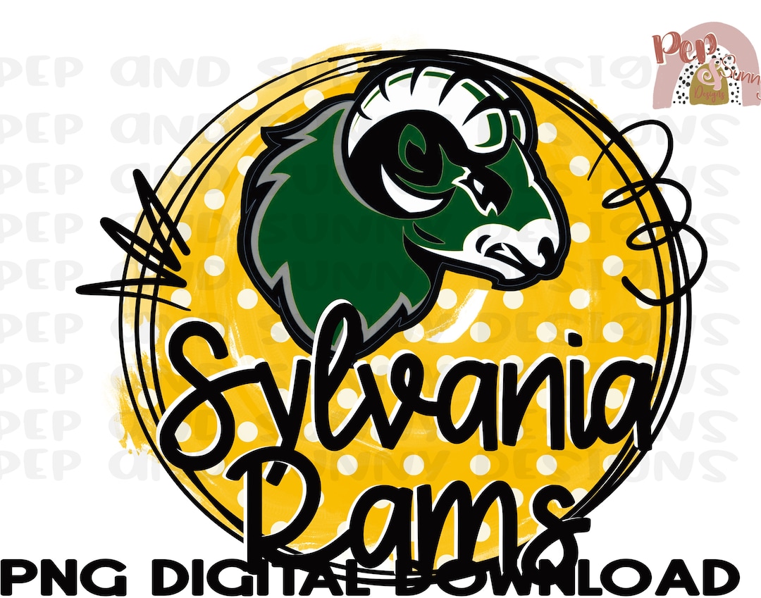SYLVANIA Rams | Spirit Tee | School Mascot | PNG Digital Download ...