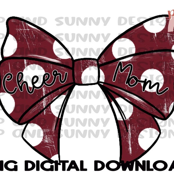 Maroon Cheer Bows - Etsy