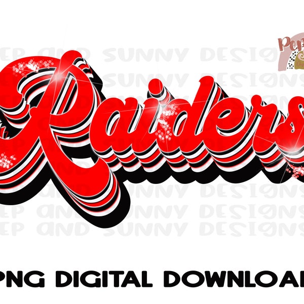 Raiders Retro Png - Etsy
