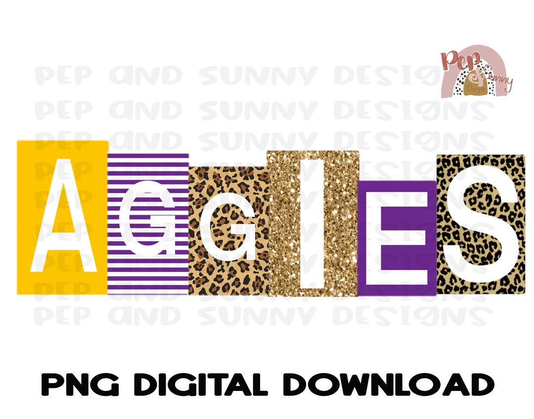 Aggies | Spirit Tee | Block Stencil Design | PNG Digital Download ...