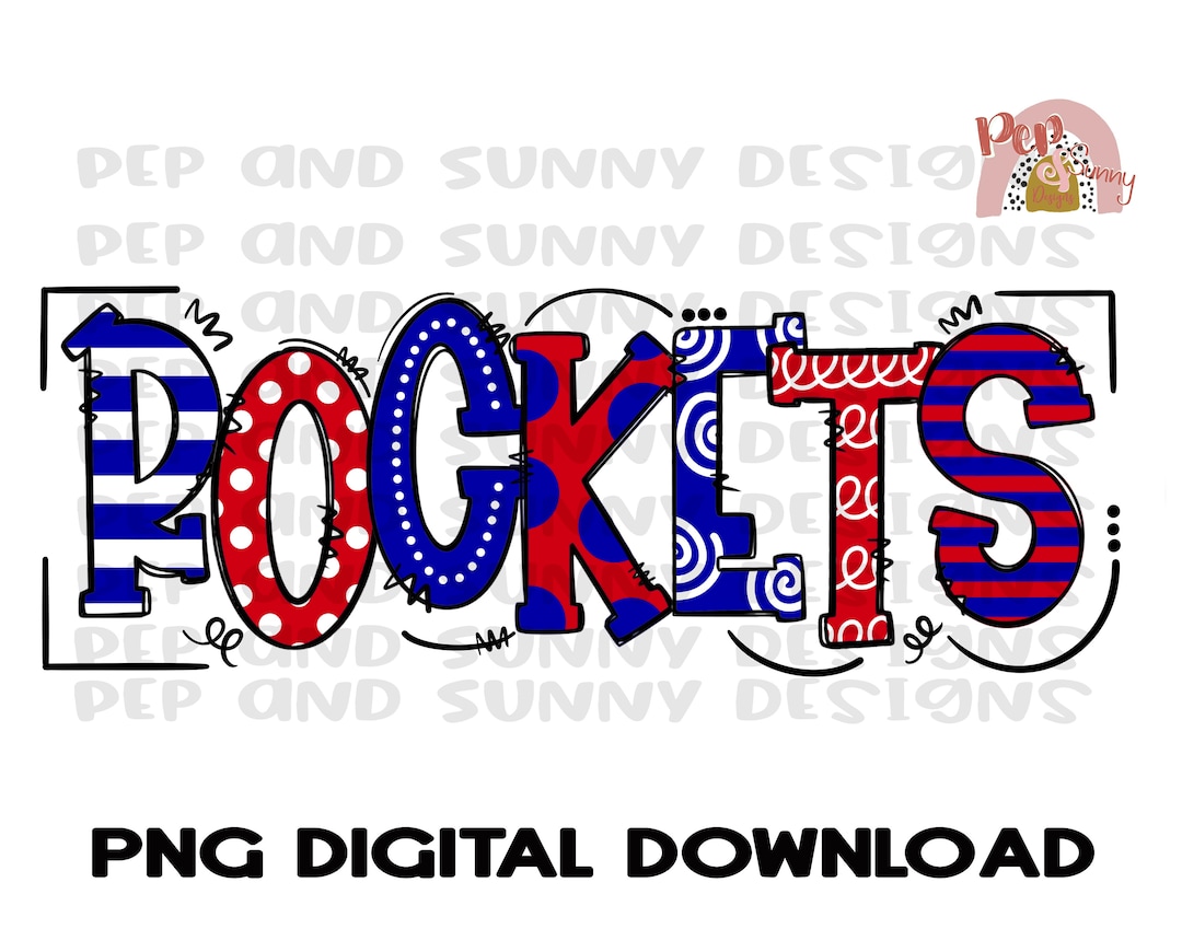 Rockets | Spirit Tee | Doodle Design| PNG Digital Download ...