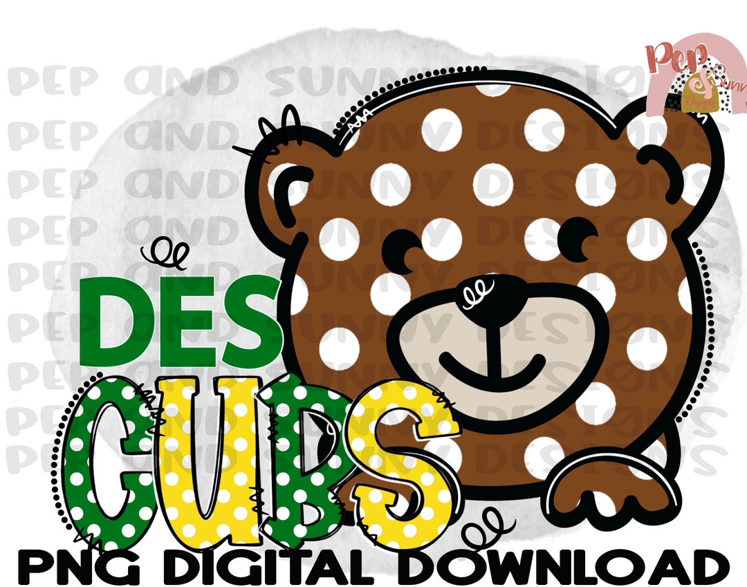 Custom School Design | Cubs | Doodle Design | Cubs Design | Your Team ...