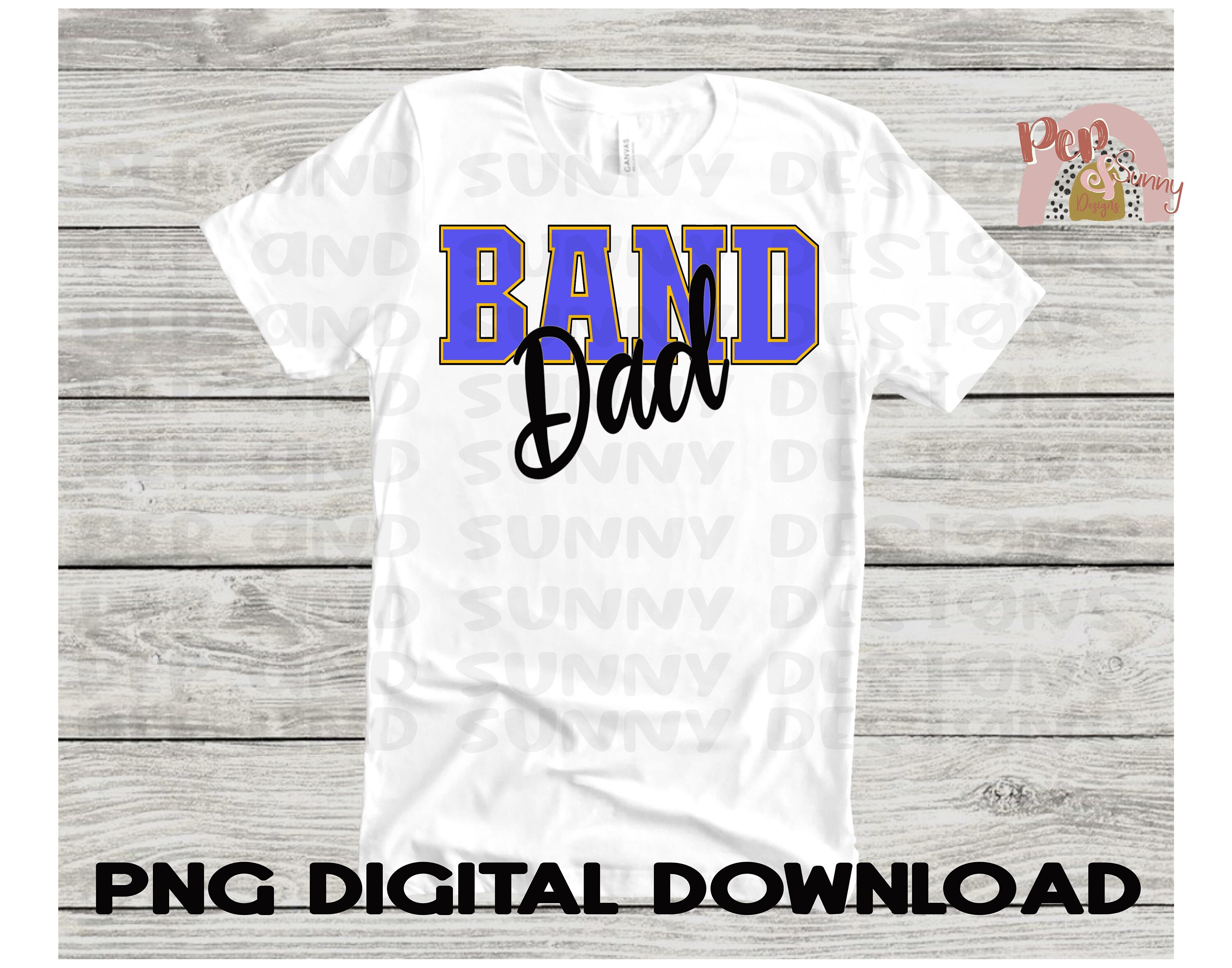 Band Dad School Band PNG Digital Download Sublimation | Etsy