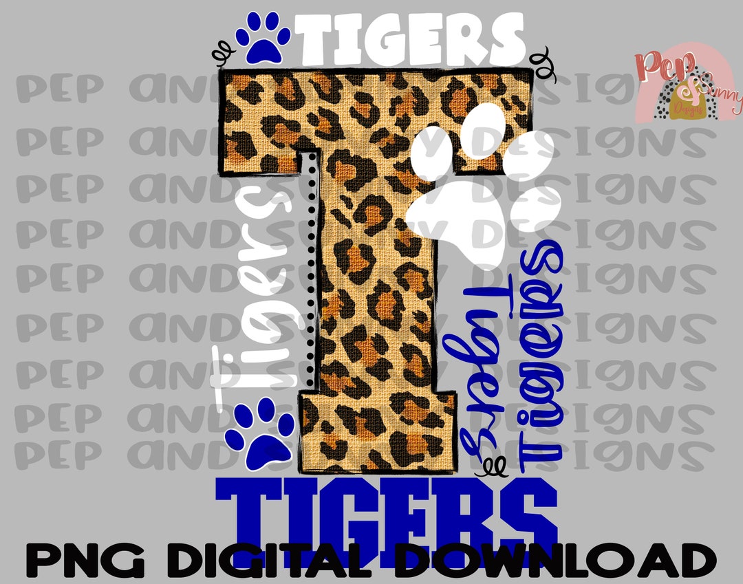Tigers | Collage | Leopard | PNG Digital Download | Sublimation Design ...