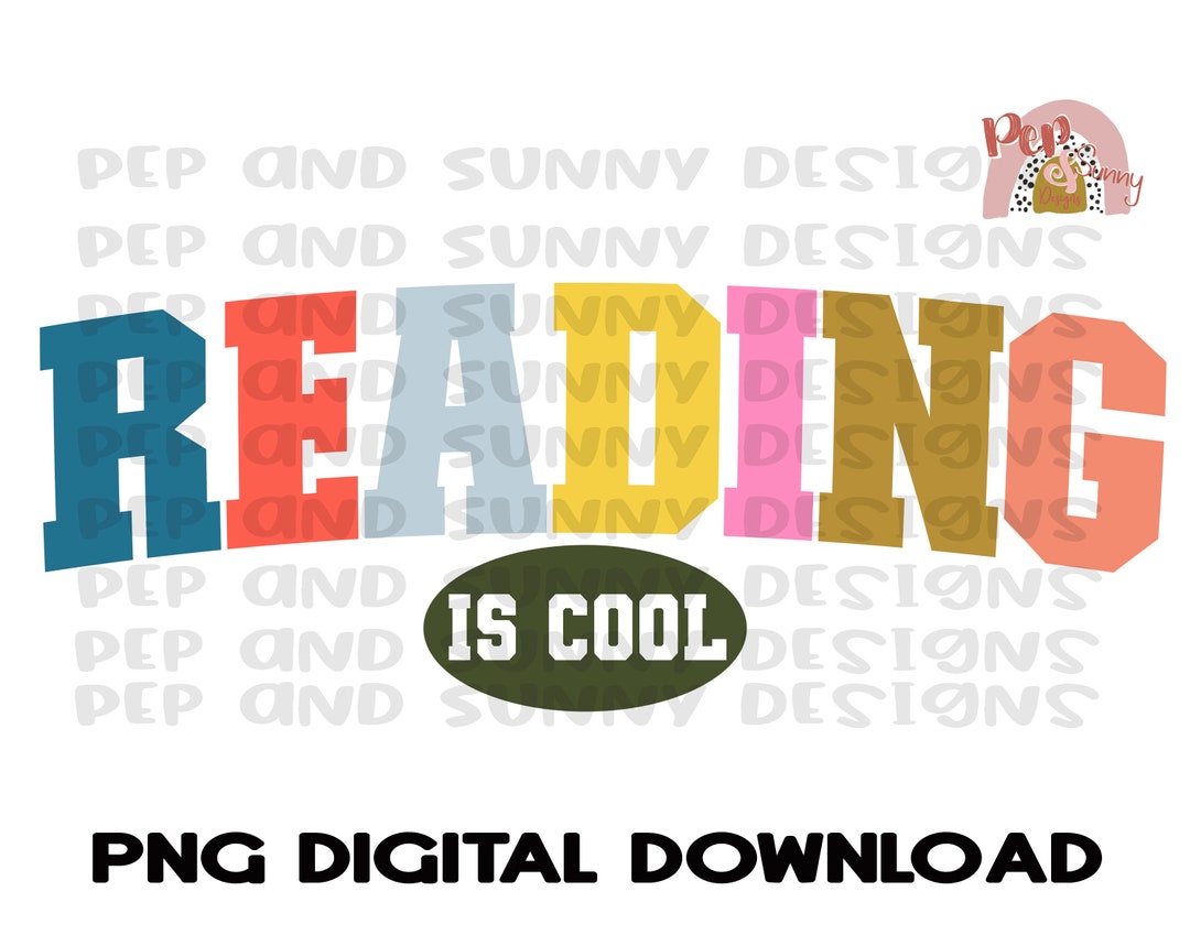 Reading is Cool Design Library Design | Librarian Teacher School Design ...