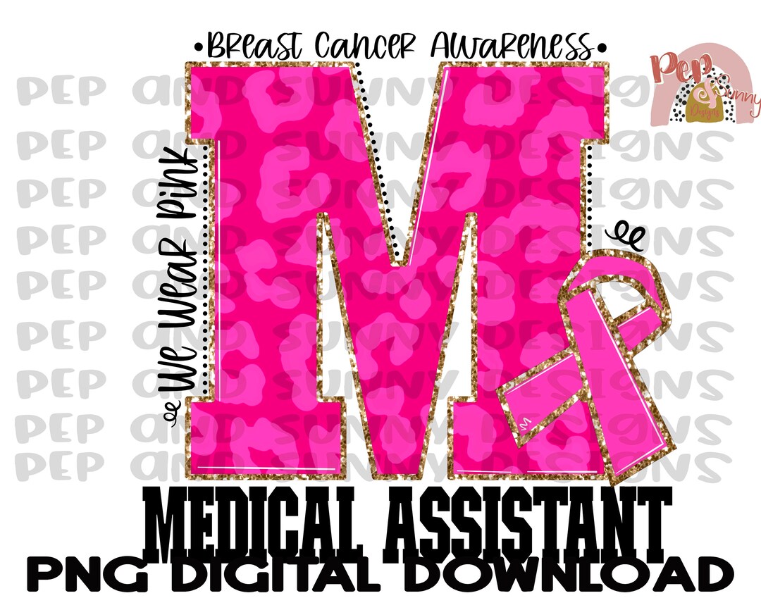 Medical Assistant Breast Cancer Design | Medical Assistant | Leopard ...