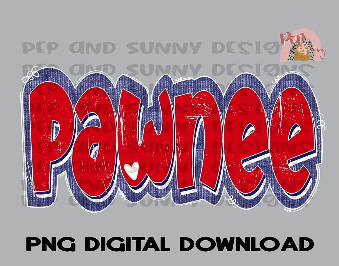 Pawnee Distressed Fabric Texture Design | Spirit Tee Design | PNG ...