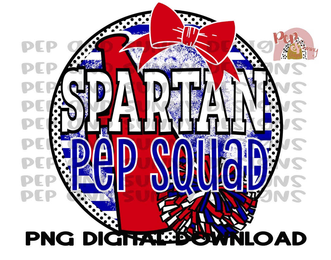 Spartan Pep Squad | Cheer Team Design | Dance Team Design | Megaphone ...
