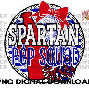 Spartan Pep Squad | Cheer Team Design | Dance Team Design | Megaphone ...