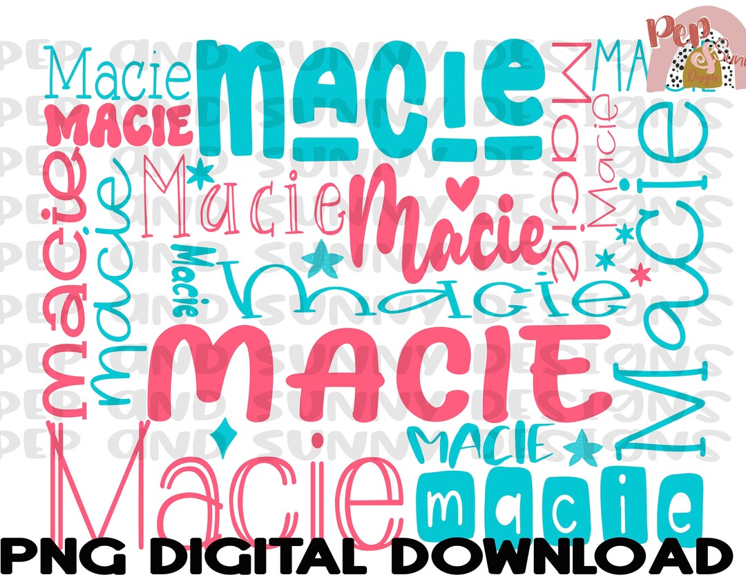 Custom Name Design Collage for Cory Collage Design PNG Digital Download ...