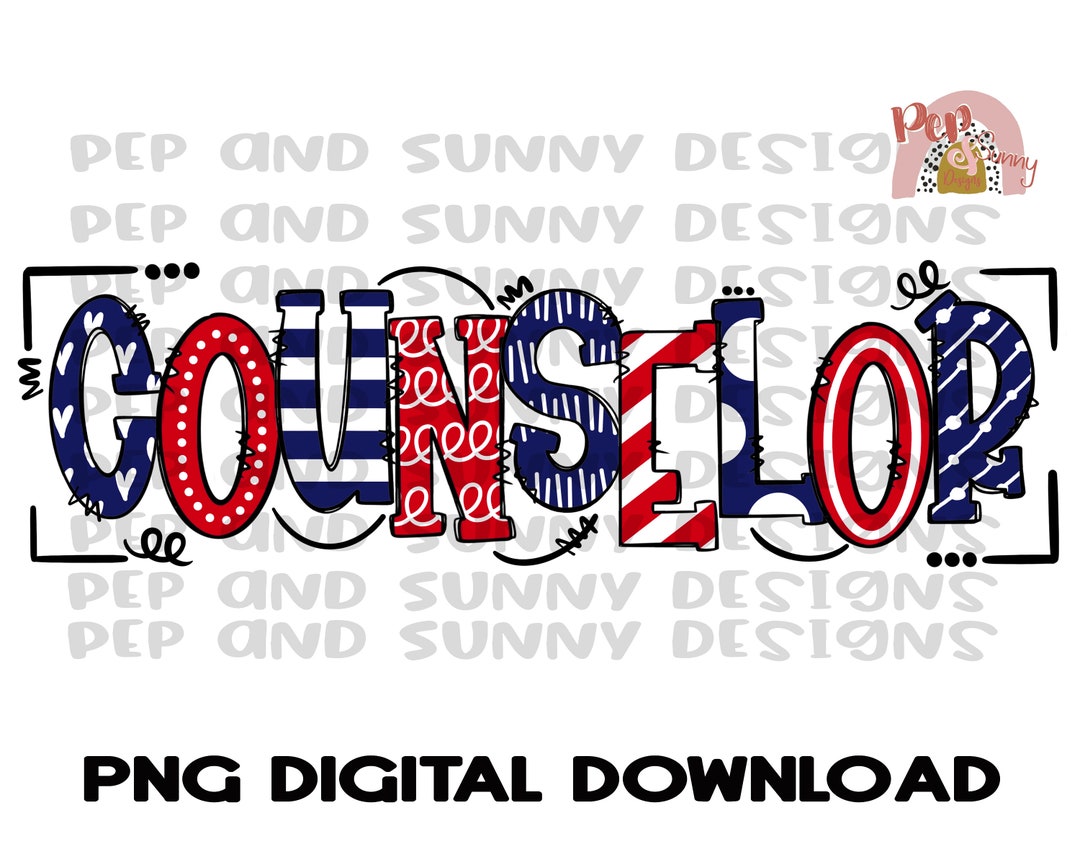 School Counselor | Counselor Doodle Design | PNG Digital Download ...