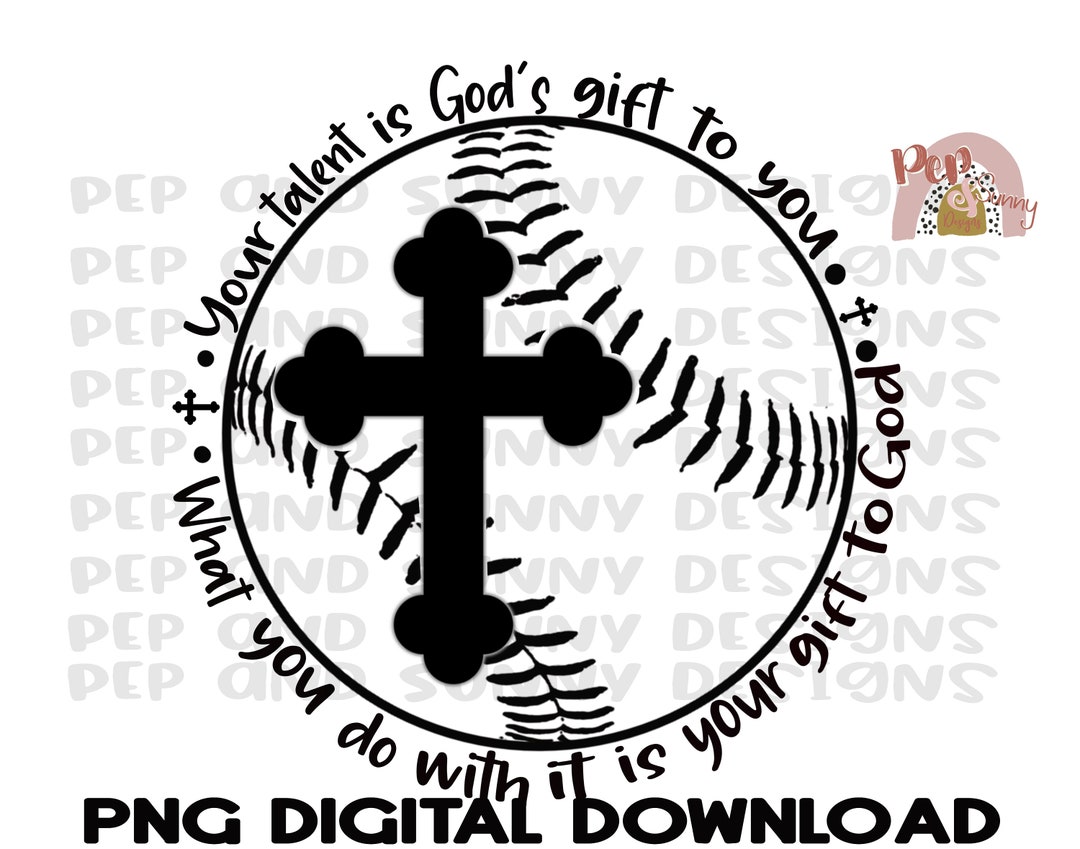 Softball Design | Cross | PNG Digital Download | Sublimation Design - Etsy