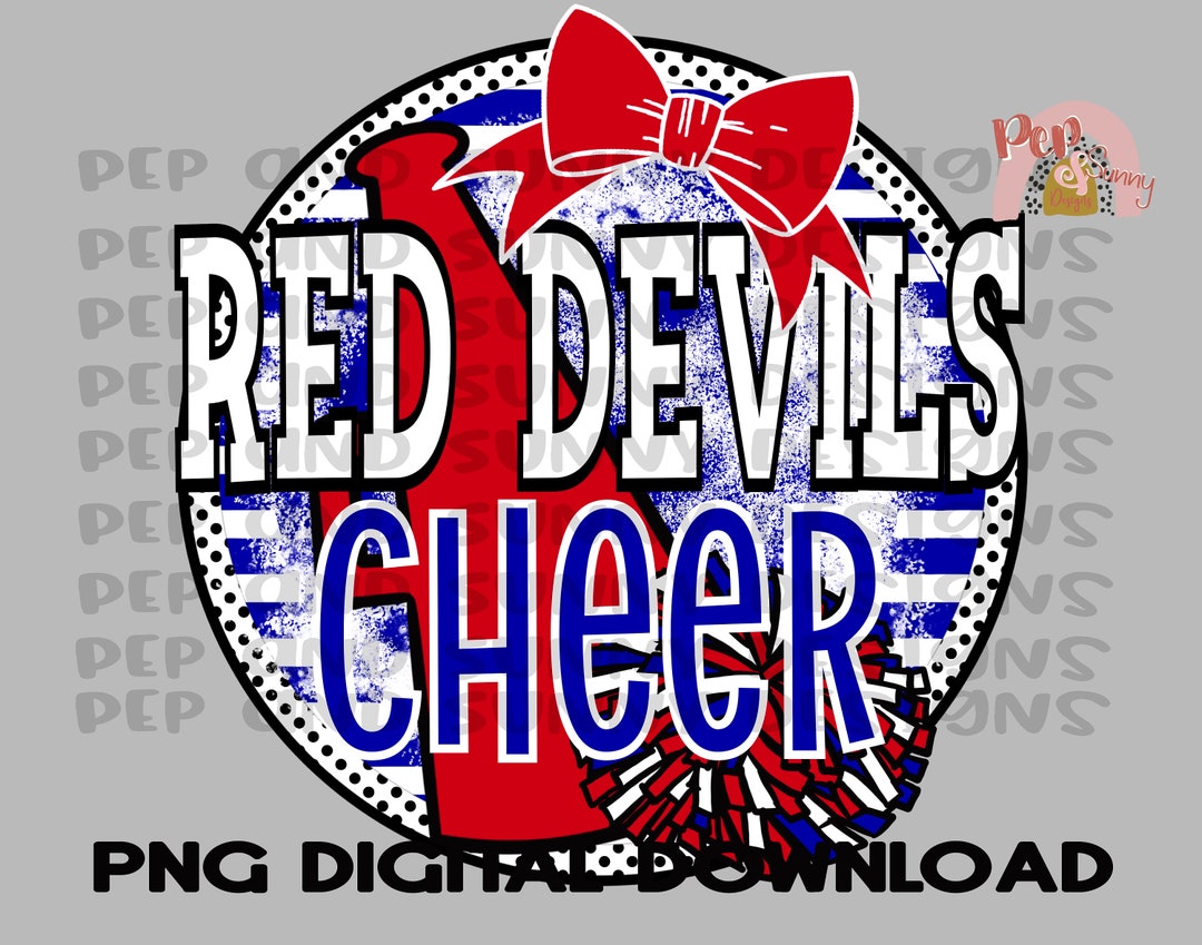 Red Devils Cheer | Cheer Team Design | Dance Team Design | Megaphone ...