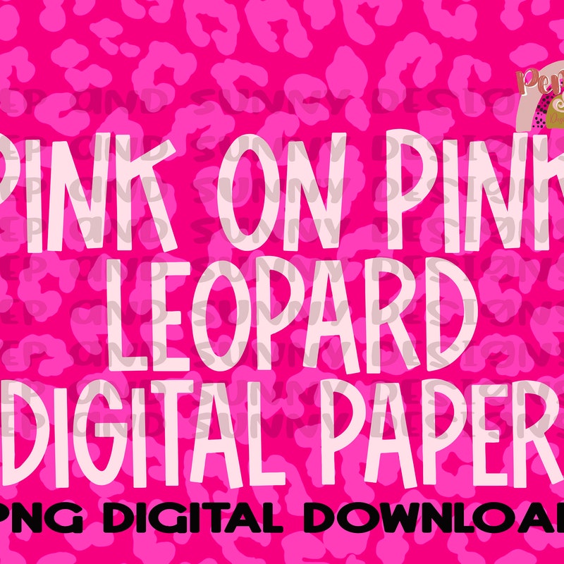 Pink Leopard Party - Etsy