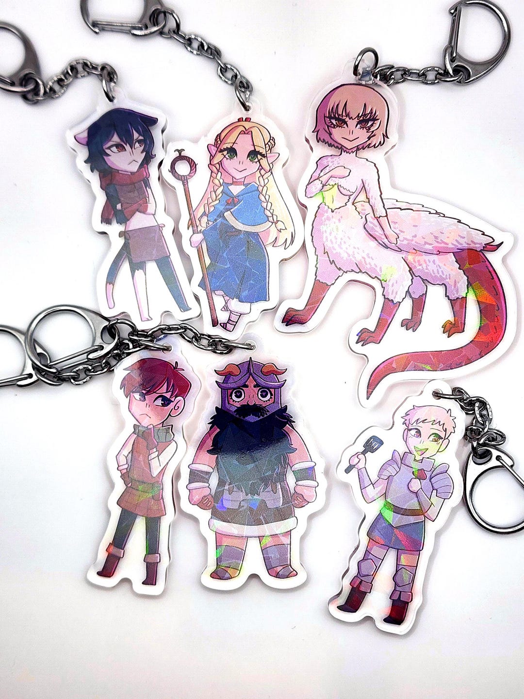 Dungeon Meshi Clear Acrylic Keychains - Etsy