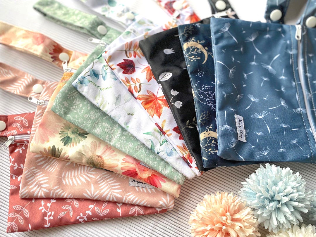 18cm X 14cm Mini Wet Bag With Zip – Reusable, Waterproof Pouch for ...