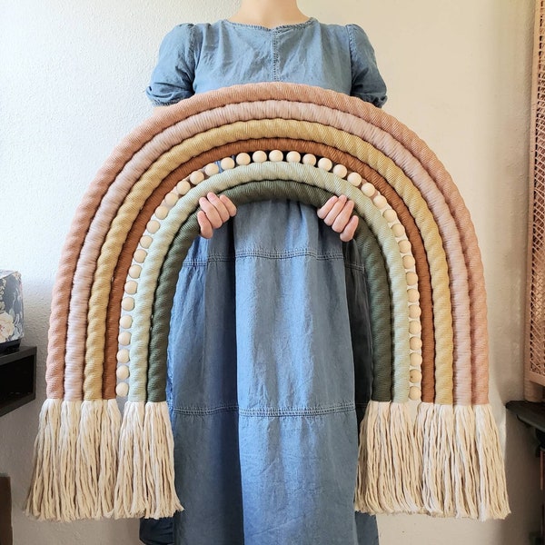 Macrame Rainbow - Etsy