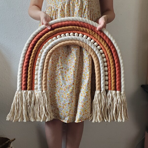 Rainbow Macrame - Etsy