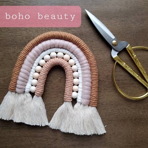 Boho Rainbows Individual Mini Rainbows Boho Baby Wood Bead Rainbows ...