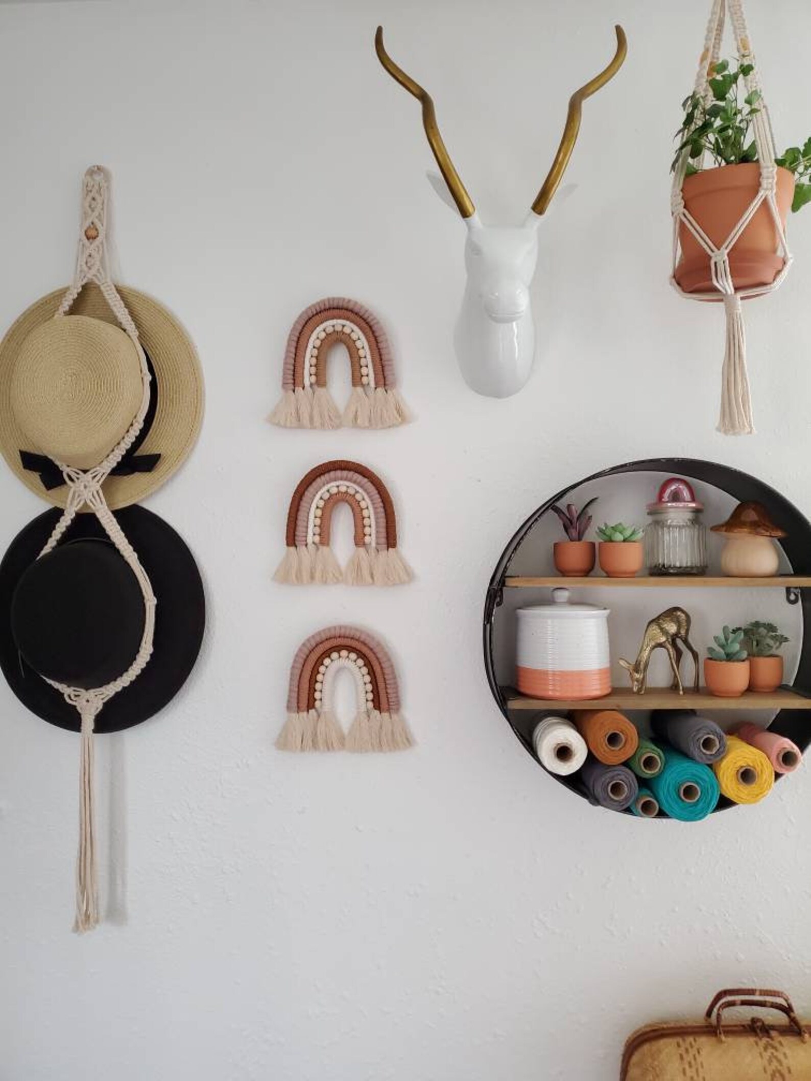 Boho Rainbows Individual Mini Rainbows Boho Baby Wood Bead - Etsy