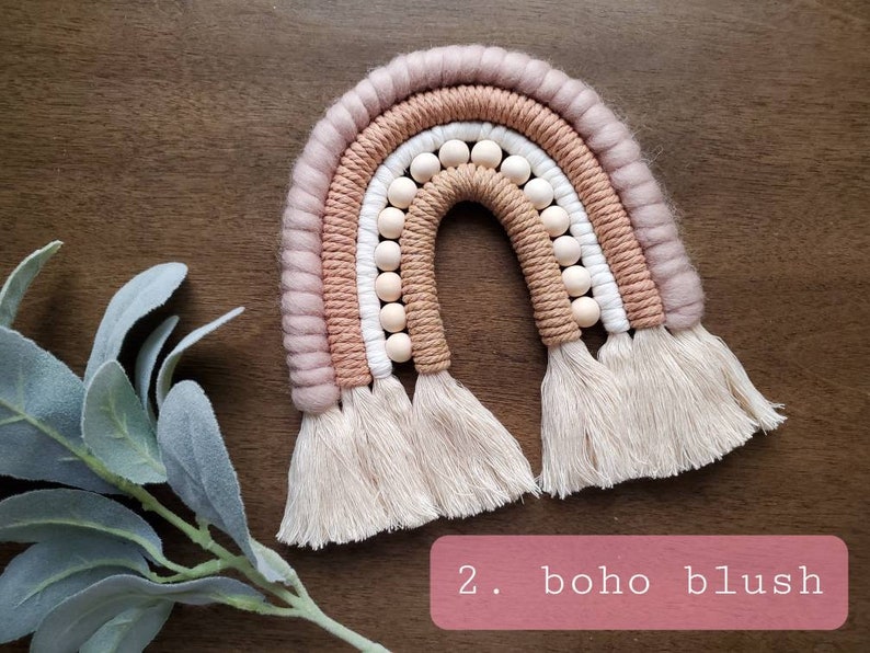 Boho Rainbows Individual Mini Rainbows Boho Baby Wood Bead - Etsy