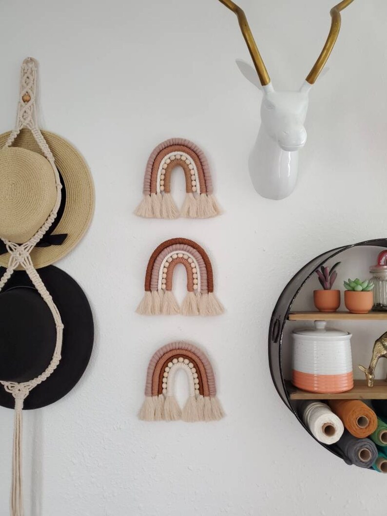 Boho Rainbows Individual Mini Rainbows Boho Baby Wood Bead - Etsy