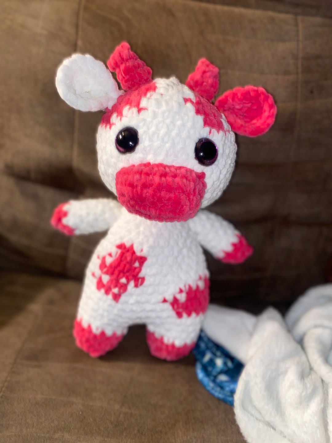 Stuffed Cow - Etsy