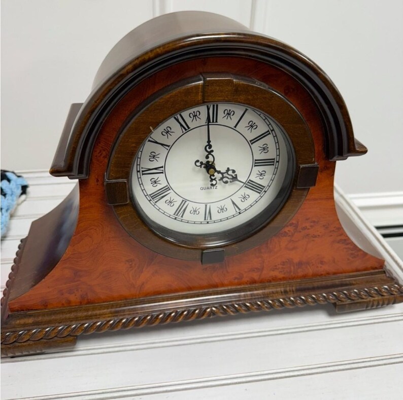 Quartz Mantlel Clock Vintage - Etsy