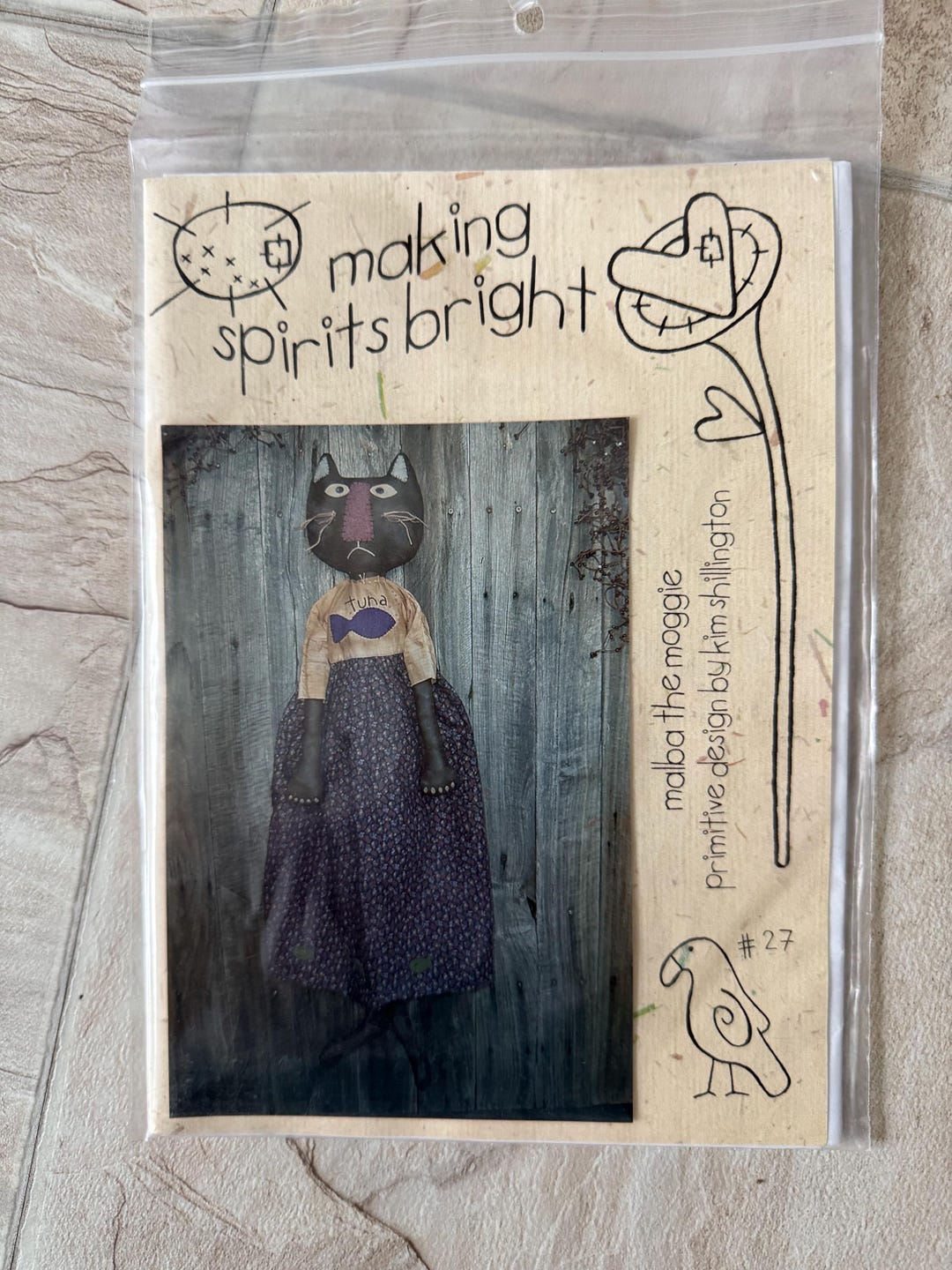 Prim Cat Doll (paper Pattern) - Etsy