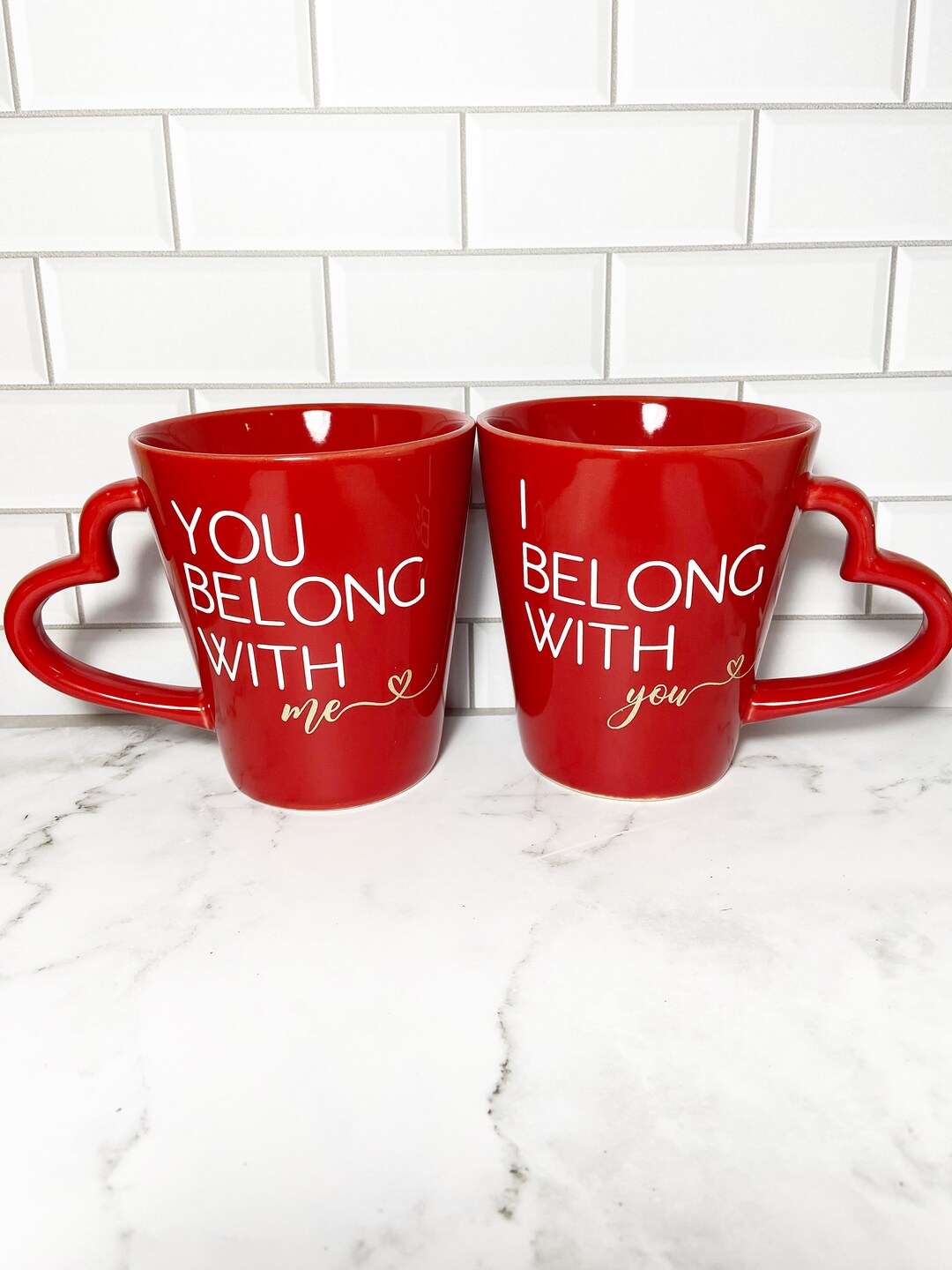Valentine's Day Mugs-couple Mug Set-valentine's Day Gifts-popular ...