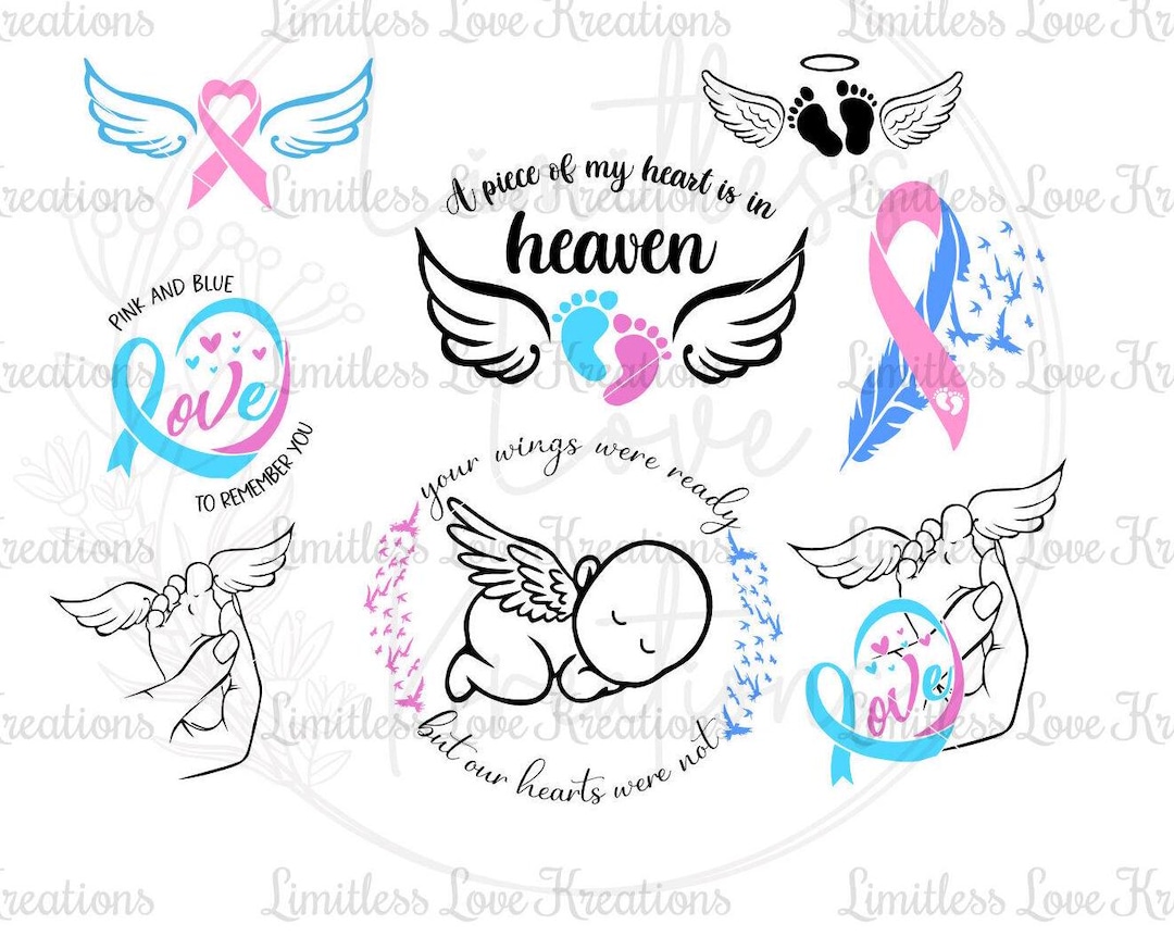 Miscarriage Svg-baby and Infant Loss Svg-baby Loss Memorial Svg-angel ...