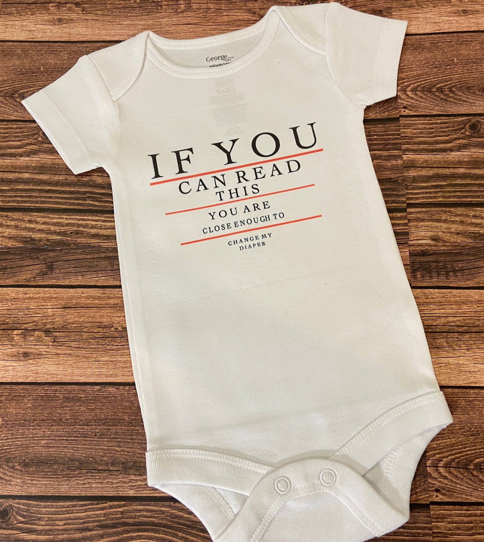 If you can read this change my diaper onesie-if you can read | Etsy