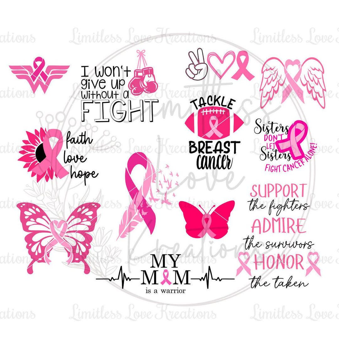 Breast Cancer Awareness Svg-breast Cancer Awareness Digital File-cancer ...