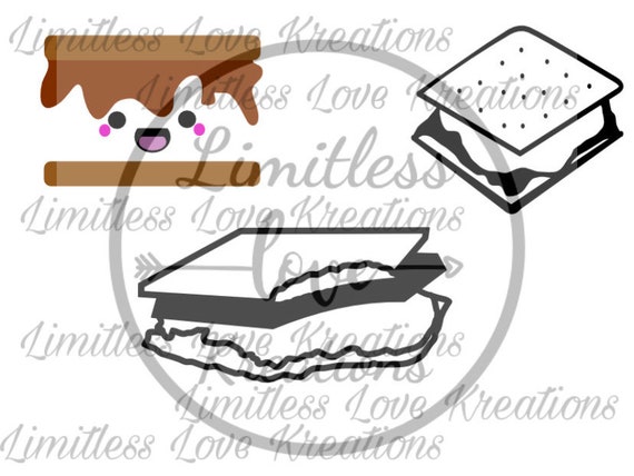 S'mores Svg-s'mores Cut File-camping Svg-campfire - Etsy Singapore