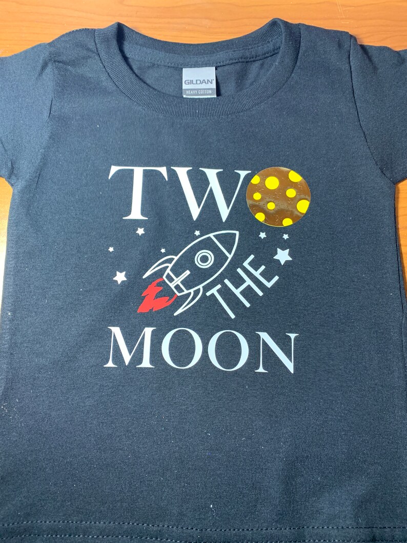 Two the Moon Shirt-two the Moon Birthday Shirt-two the Moon Party ...