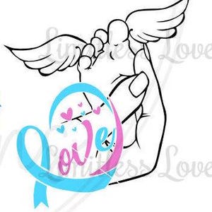 Miscarriage Svg-baby and Infant Loss Svg-baby Loss Memorial Svg-angel ...