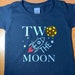 Two the Moon Shirt-two the Moon Birthday Shirt-two the Moon Party ...