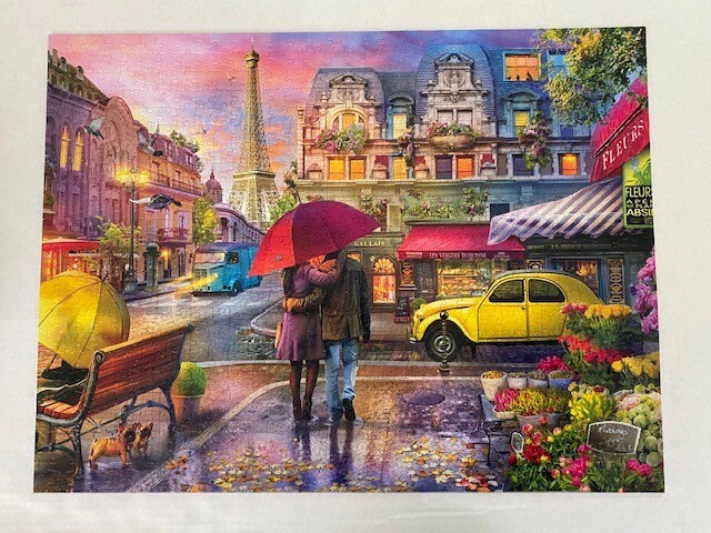 Completed and Framed Paris Puzzle Art - Etsy