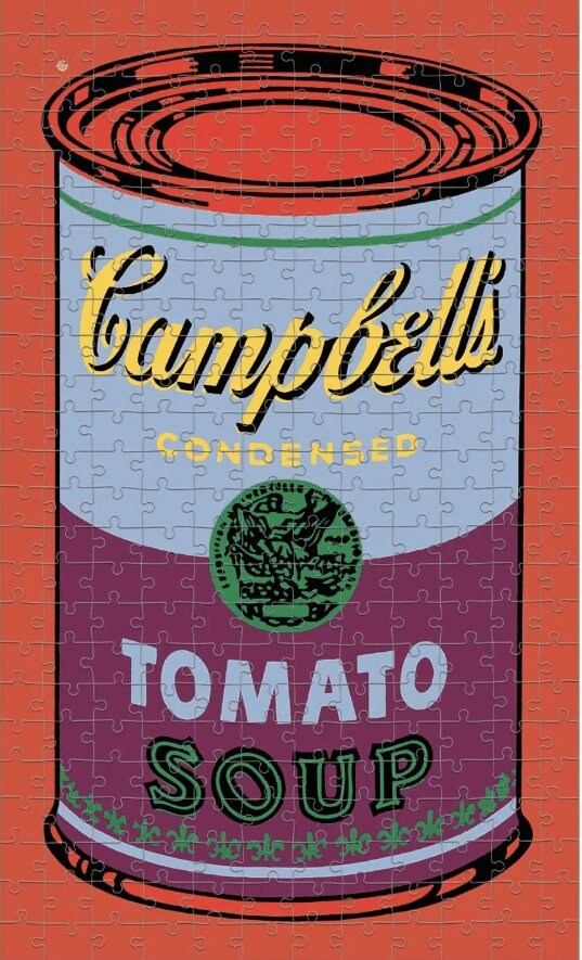Completed and Framed Andy Warhol Pop Art Puzzle - Etsy