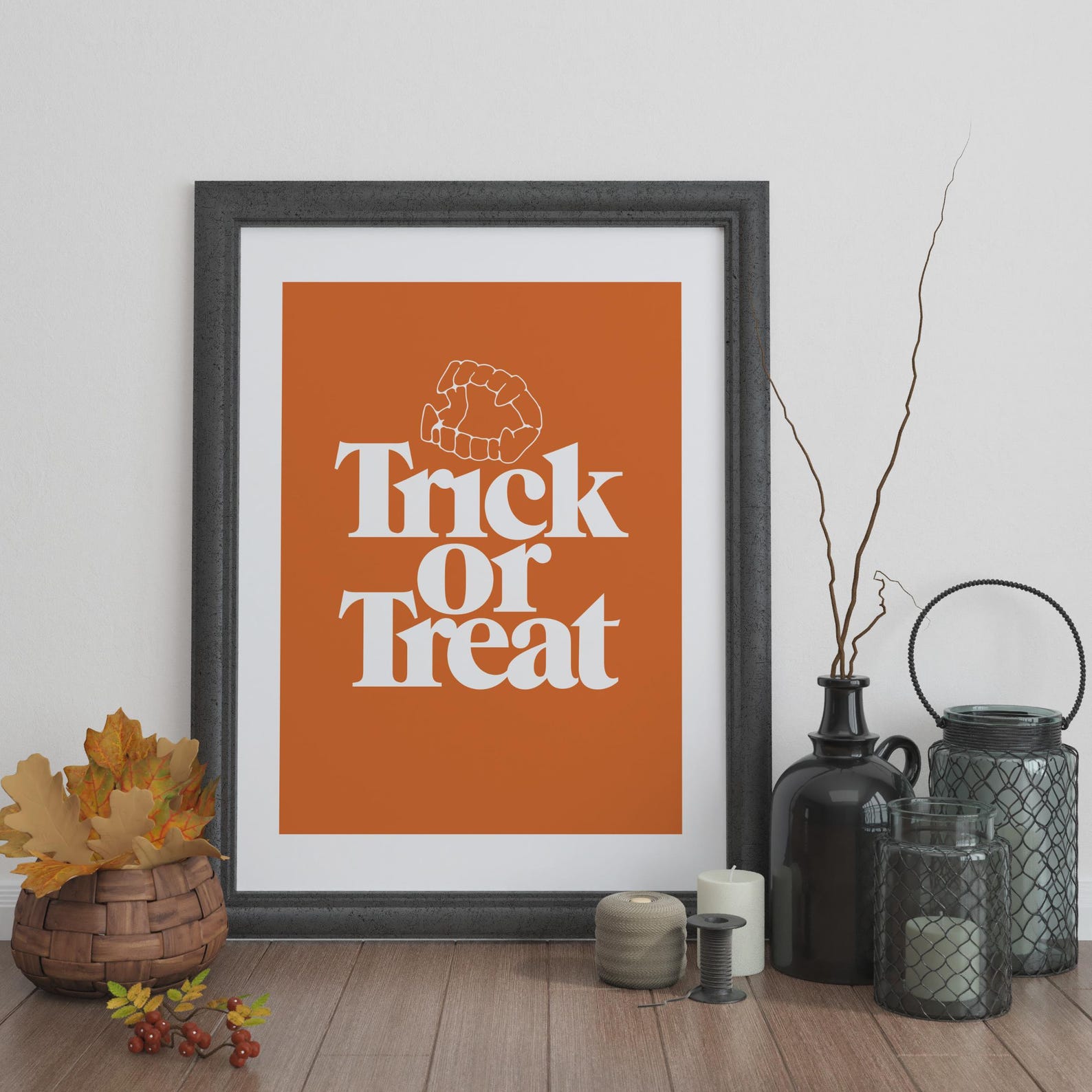 Retro Halloween Poster Set: 1980s Style Fall Prints (digital Download ...