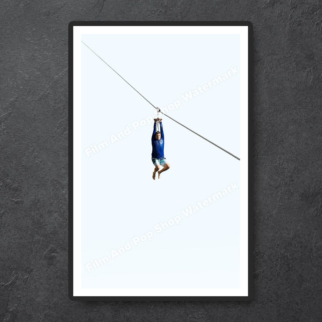 Hang in There - I Think You Should Leave Zipline Scene Poster Funny ...