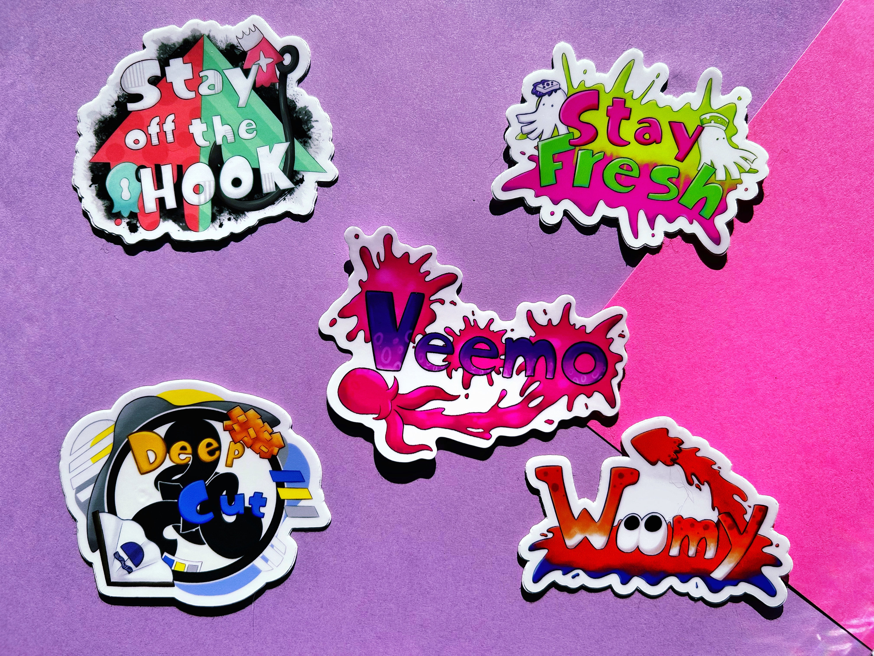 Splatoon Logos 3x3 Stickers - Etsy UK