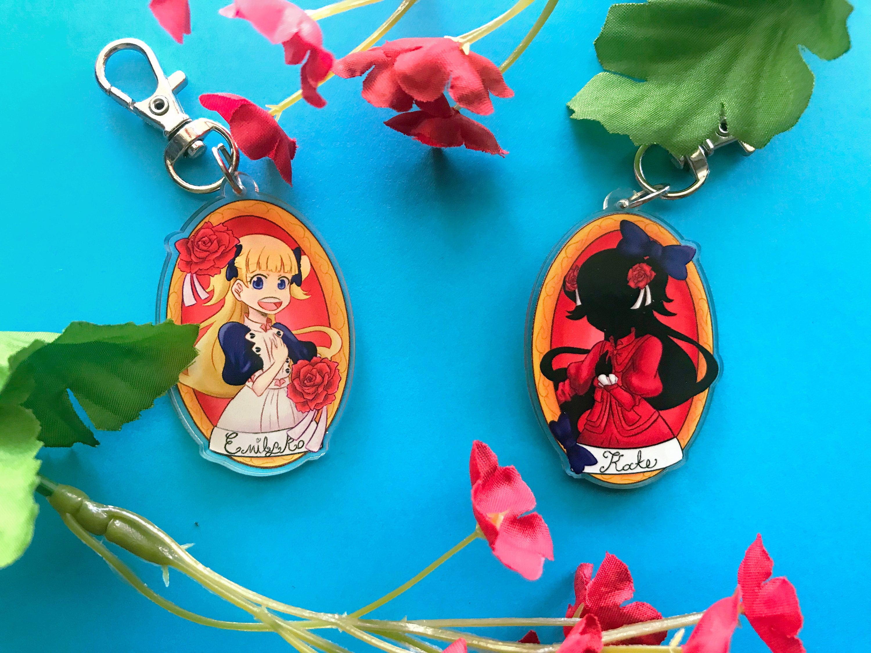 Shadow House Acrylic Double-side 2 Keychains - Etsy